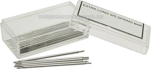 20 pcs spring bar assortment 26mm stainless steel diameter 1,5mm