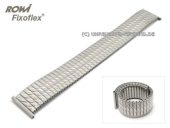 Watch strap Fixoflex S expansion strap Rw-ZB382757 20mm stainless steel ...
