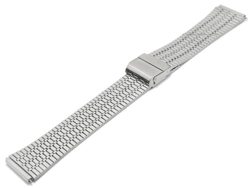 Watch strap ScMB86 20mm stainless steel folded with EASY-CLICK slide ...