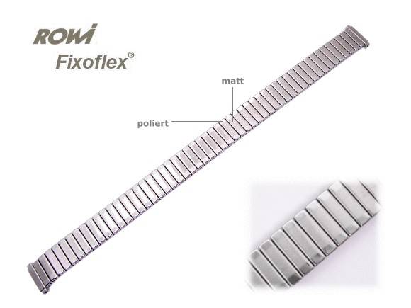 Watch band Fixoflex S expansion band 10-12mm silver ROWI