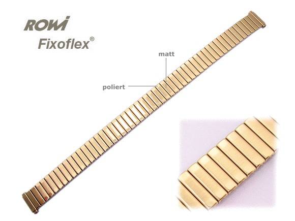 Watch band Fixoflex S expansion band 10-12mm golden ROWI