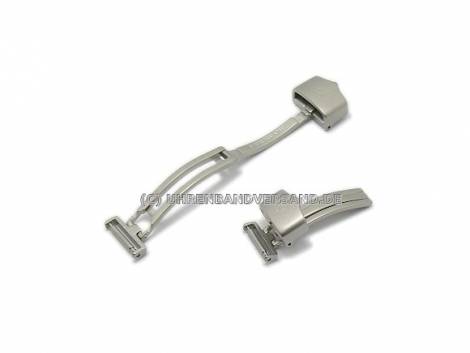 Replacement flip clasp JUNGHANS 015/1723 12mm stainless steel matt
