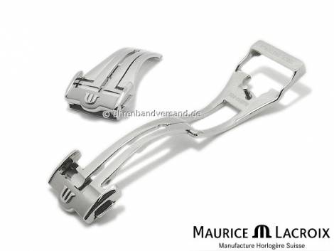 Flip clasp Original MAURICE LACROIX 20mm stainless steel partly ...
