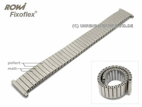 Watch strap Fixoflex S expansion strap telescopic ends Rw-ZB381795 16 ...