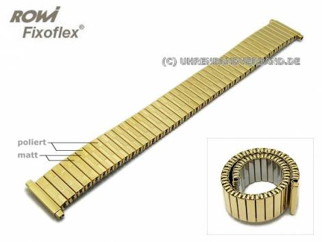 Watch strap Fixoflex S expansion strap telescopic ends Rw-ZB385107 16 ...