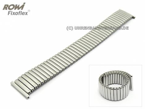 Watch band Fixoflex S 22mm polished ROWI