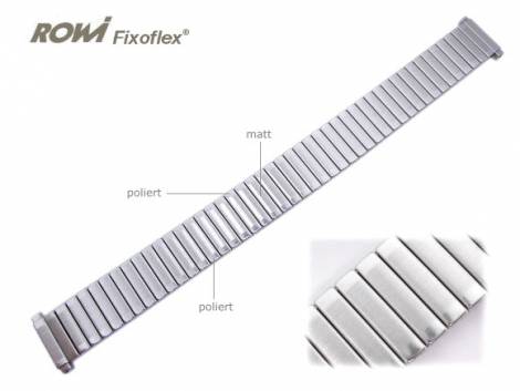 Watch band Fixoflex S expansion band 14-17mm silver ROWI