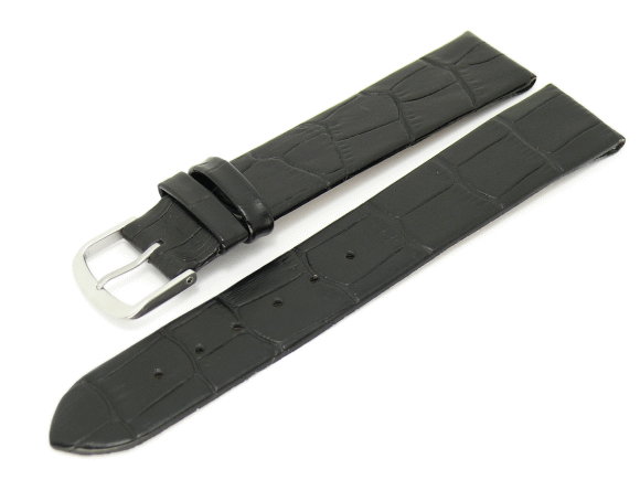 Watch band He-LB59 16mm for fixed bars black