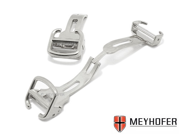 Flip clasp Iserbrook 12mm stainless steel polished suitable for CARTIER